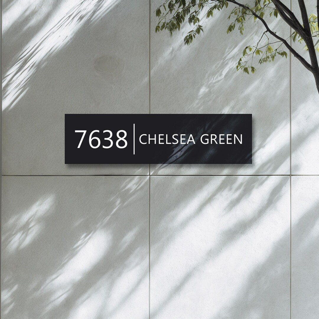 Backlit LED House Number,street Sign,metal Address Light Box,led ...