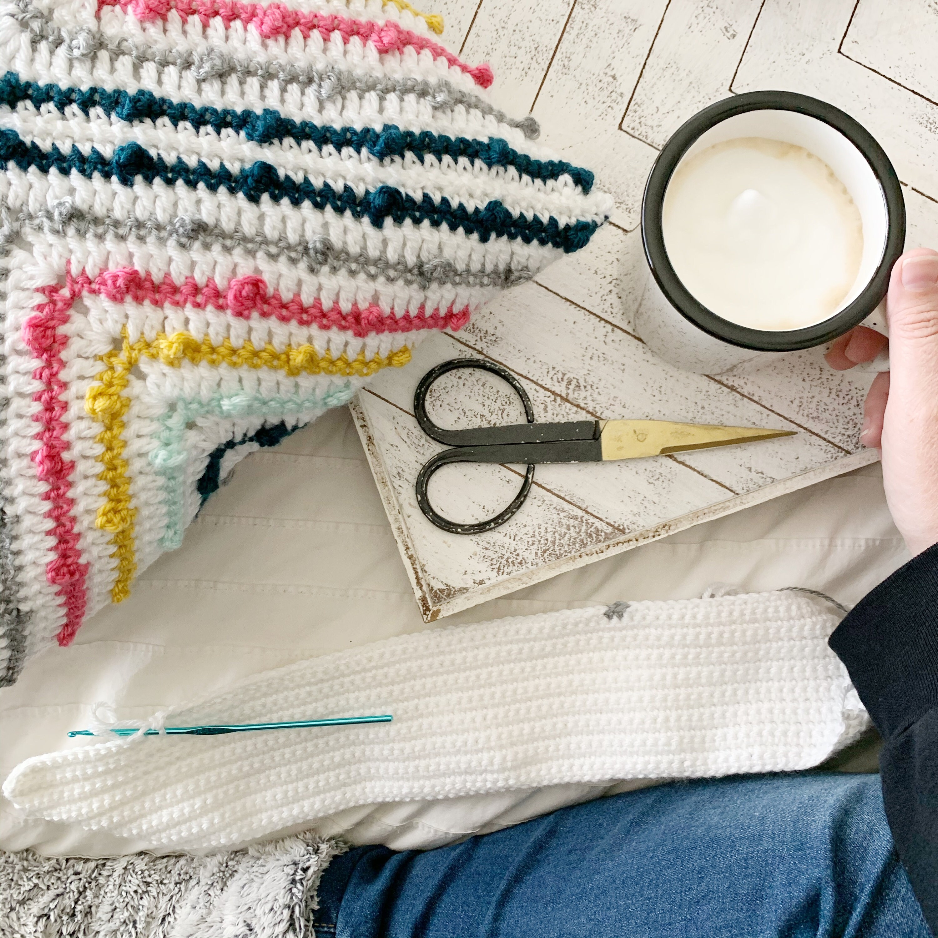 Timsy Pillow Crochet Pattern, Colorful Boho Throw (PDF Pattern) - Etsy