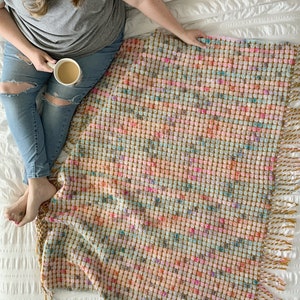 Magnus Throw Crochet Pattern: Colorful Fringe Blanket (digital PDF) - Etsy