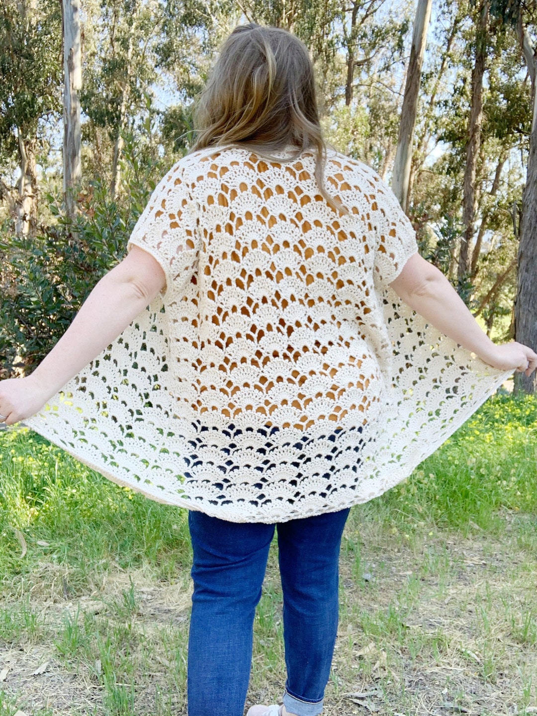 Light Weight Crochet Cardigan Pattern, Summer Cardigan Pattern, the ...