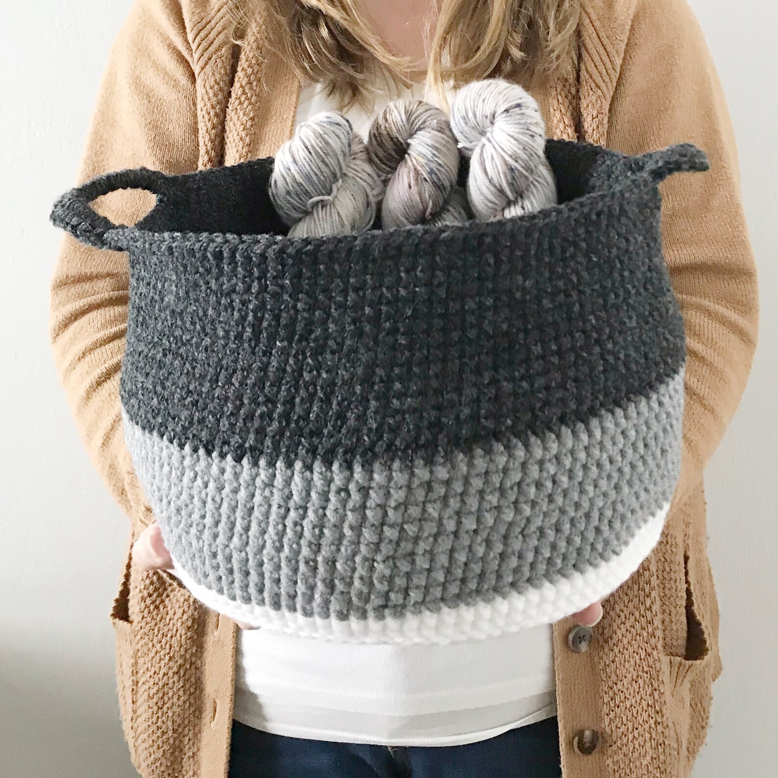 Crochet Basket Pattern Simple Crochet Basket Crochet Basket - Etsy