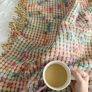 Magnus Throw Crochet Pattern: Colorful Fringe Blanket (digital PDF) - Etsy