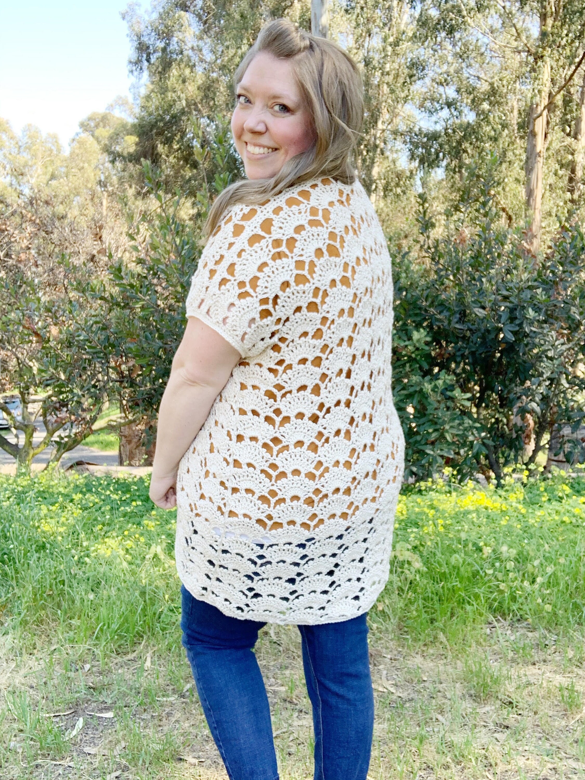 Light Weight Crochet Cardigan Pattern Summer Cardigan | Etsy