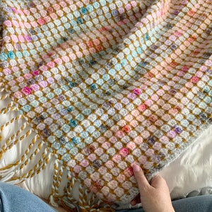 Magnus Throw Crochet Pattern: Colorful Fringe Blanket (digital PDF) - Etsy