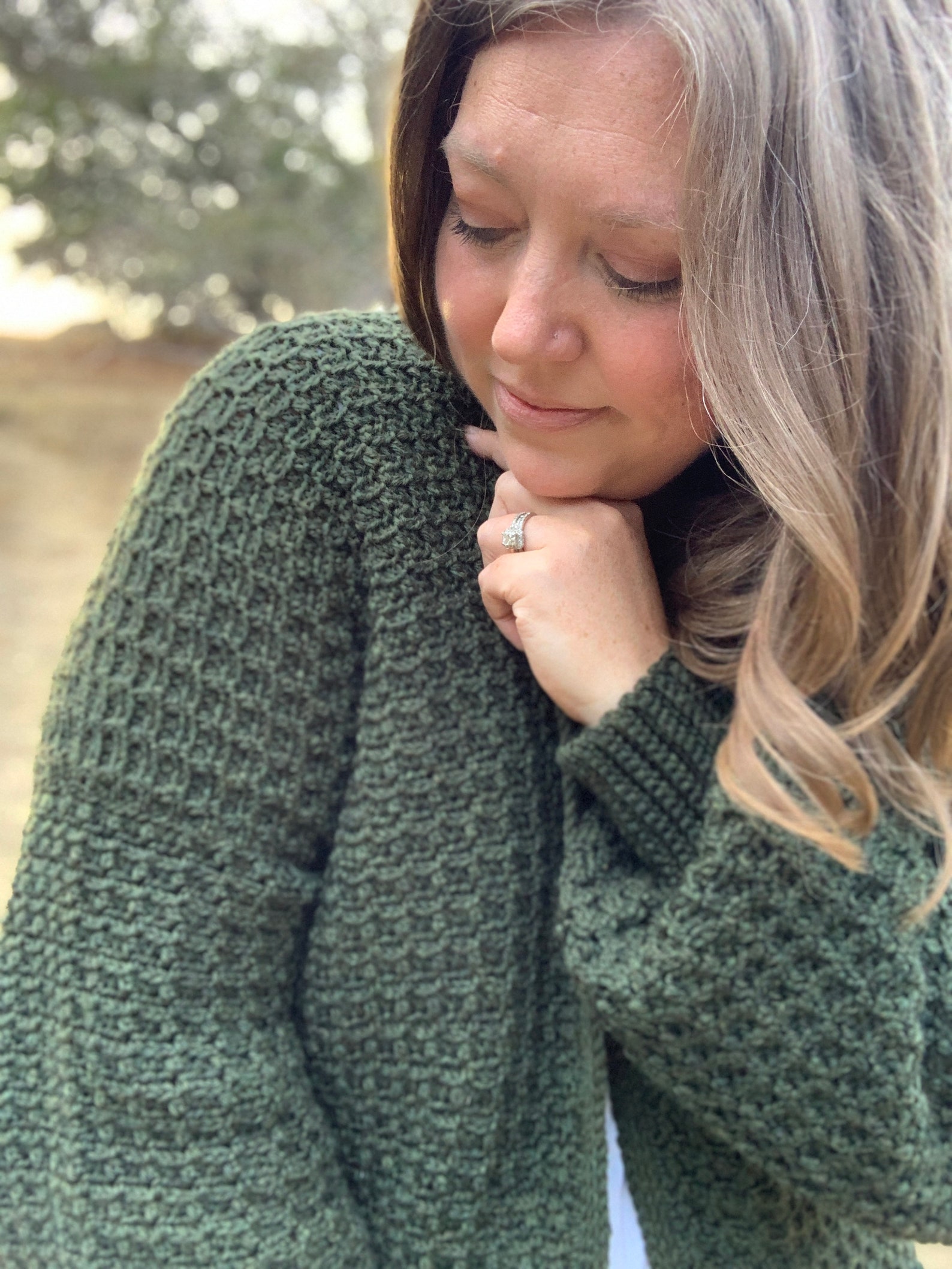 Textured Crochet Cardigan Pattern, Oversized Pockets (PDF Pattern) - Etsy