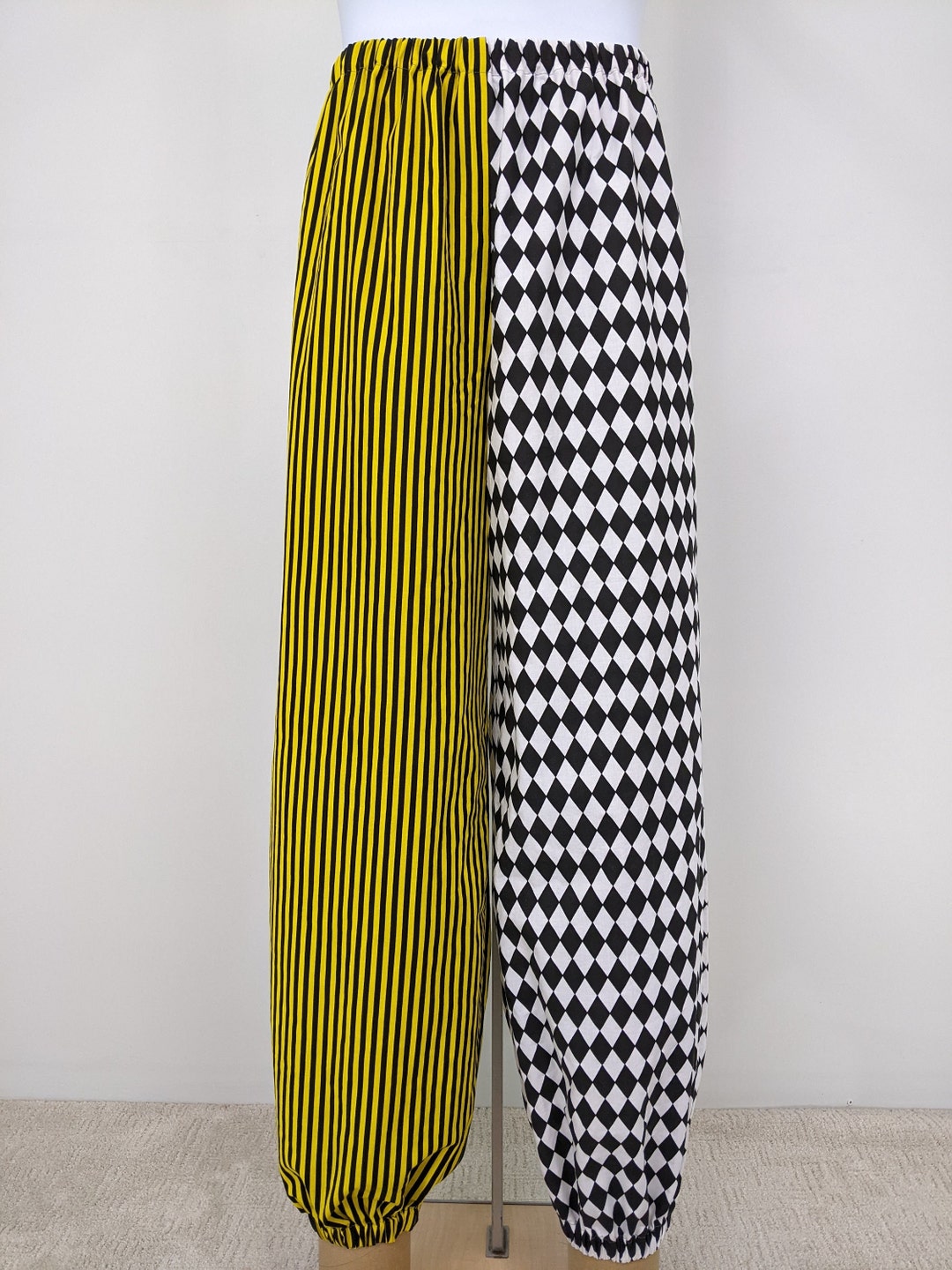 Adult Costume Pants Multi Patterned Clown Clothing Men / - Etsy