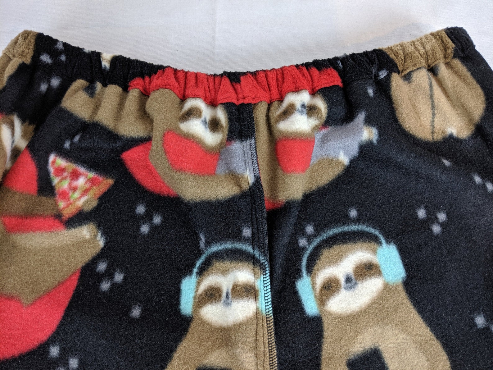 Sloth Pajama Pants Fleece Lounge Wear Sloths Partying and - Etsy