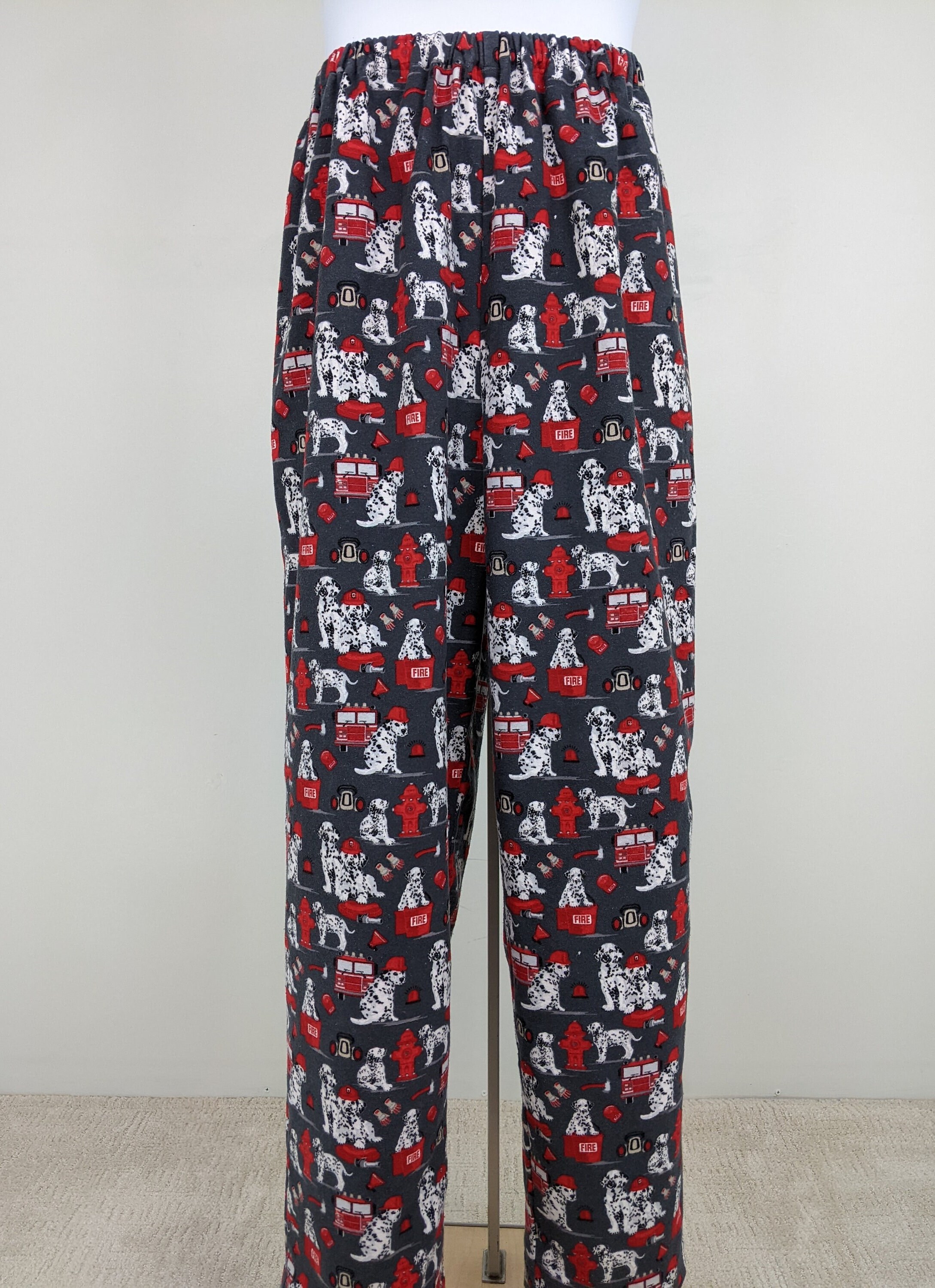 Firefighter Print Pajama Pants Men Flannel Sleep Wear - Etsy