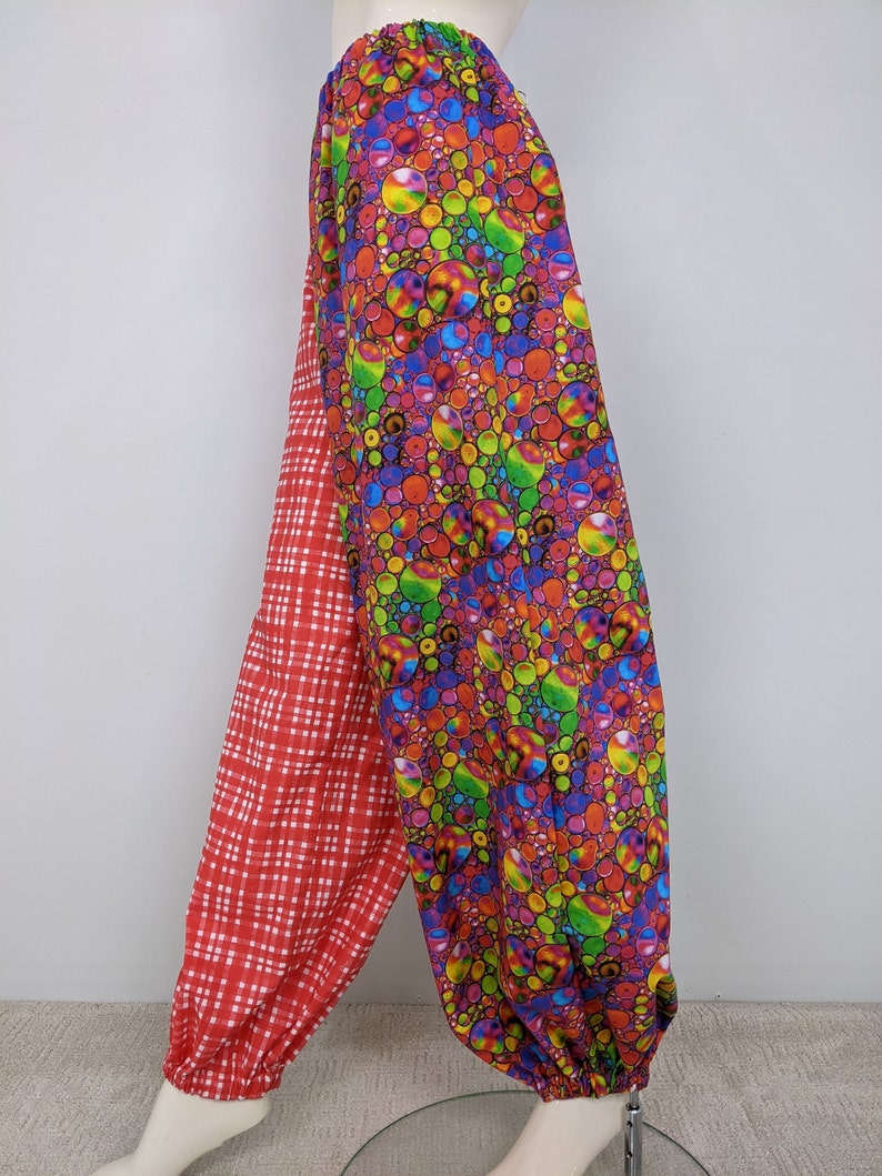Clown Costume Harem Pants: Multi-colored Handmade Circus Outfit - Etsy