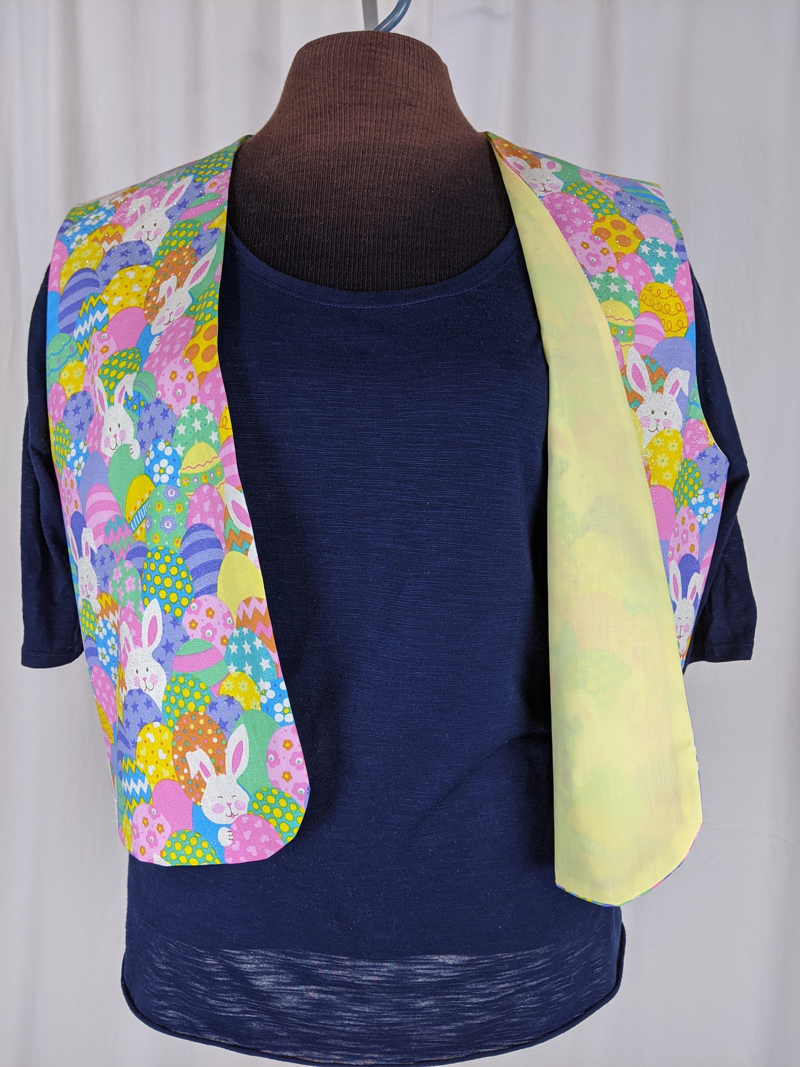 Unisex holiday vest/ Easter vest/ bunny mascot vest/ Easter | Etsy