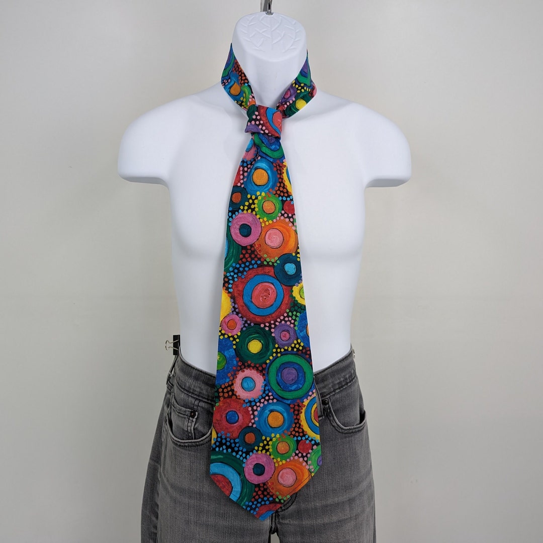 Extra Large Multi Colored Costume Neck Tie, Adult Clown Clothing ...