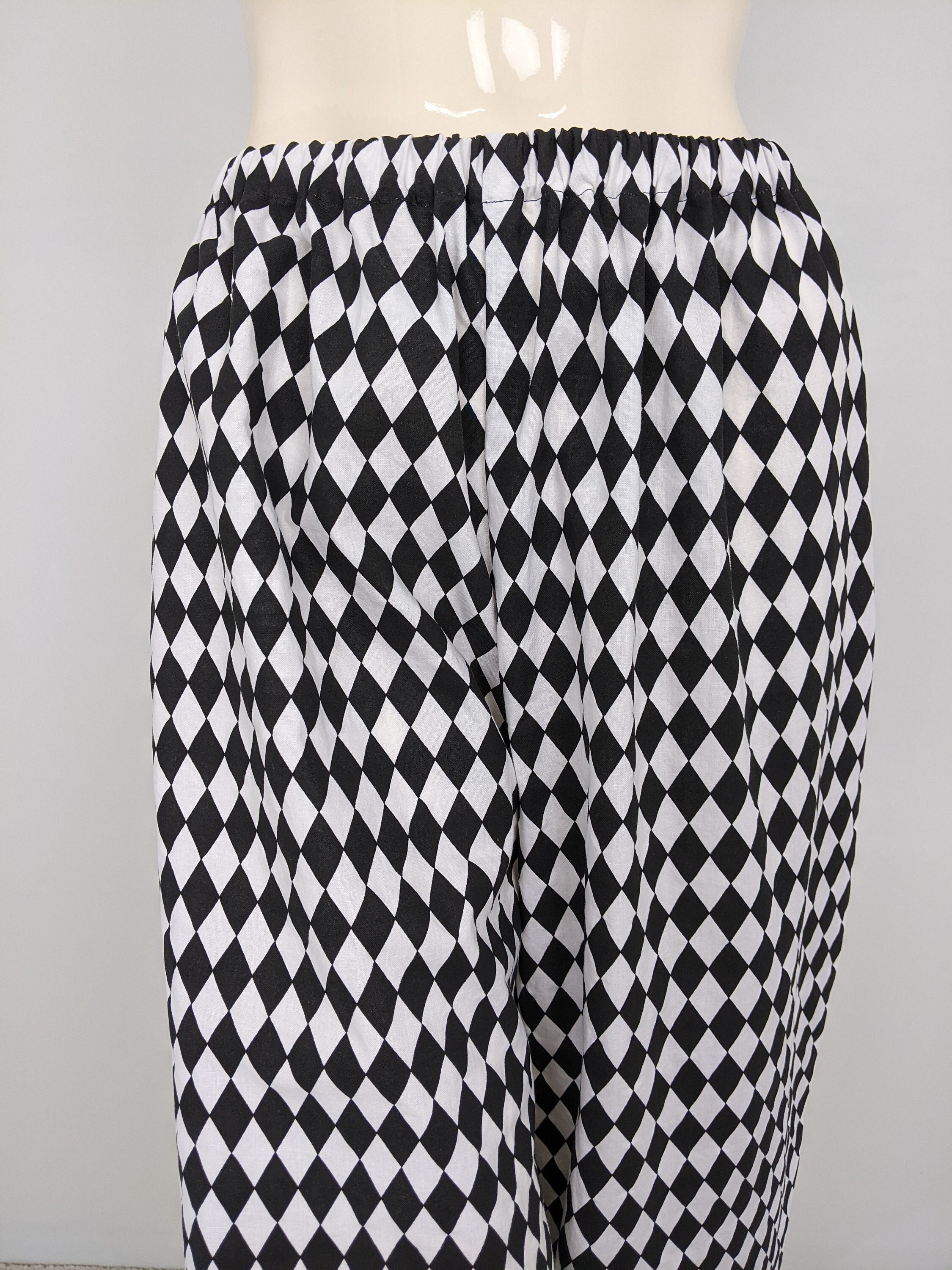 Diamond Print Adult Costume Pants Men / Women Jester - Etsy