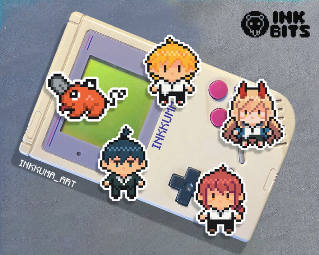 CSM CHAINSAW Splash Proof Animated Pixel Art Stickers /magic - Etsy