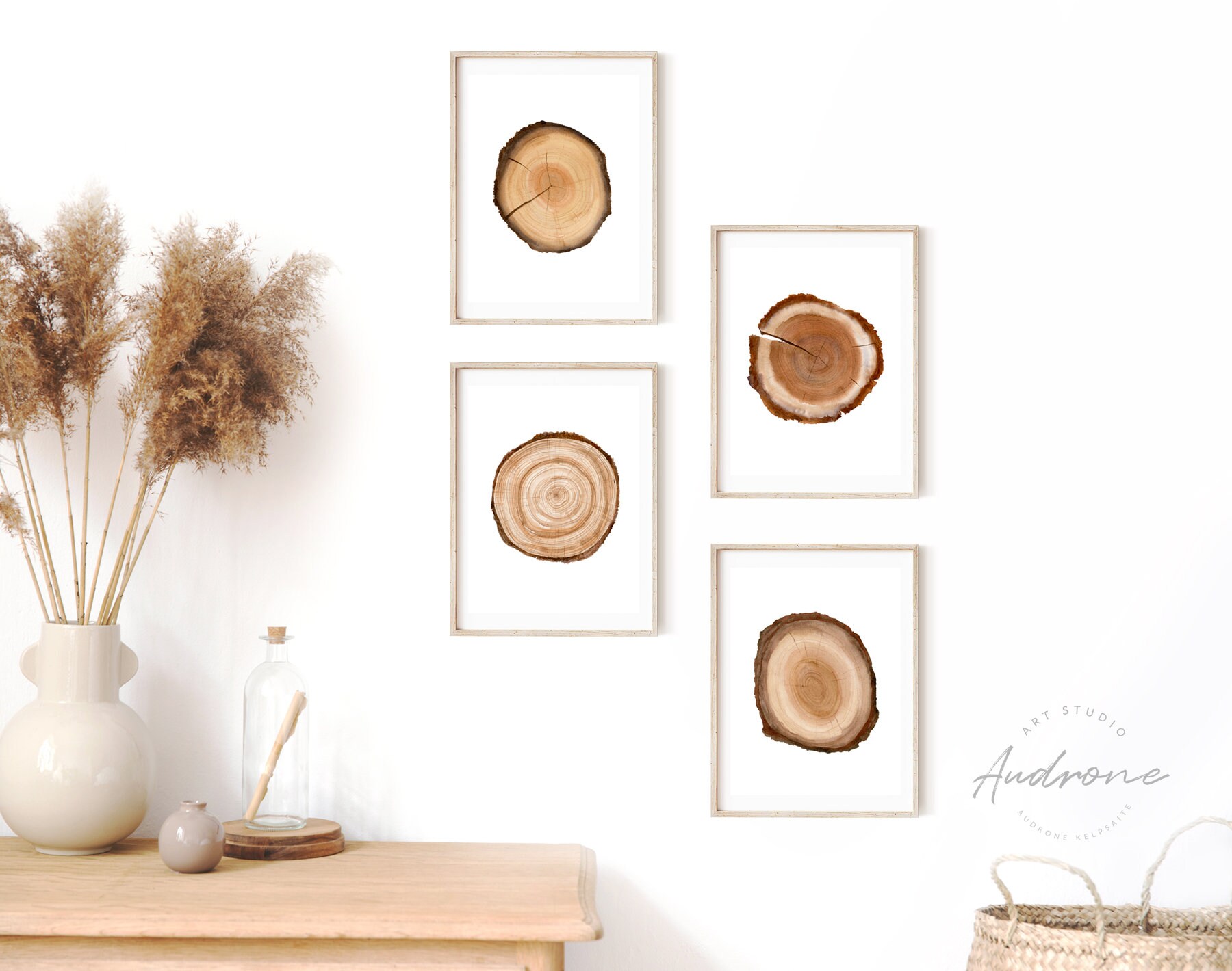 Tree Ring Printable Wall Art Tree Stump Instant Digital Print | Etsy