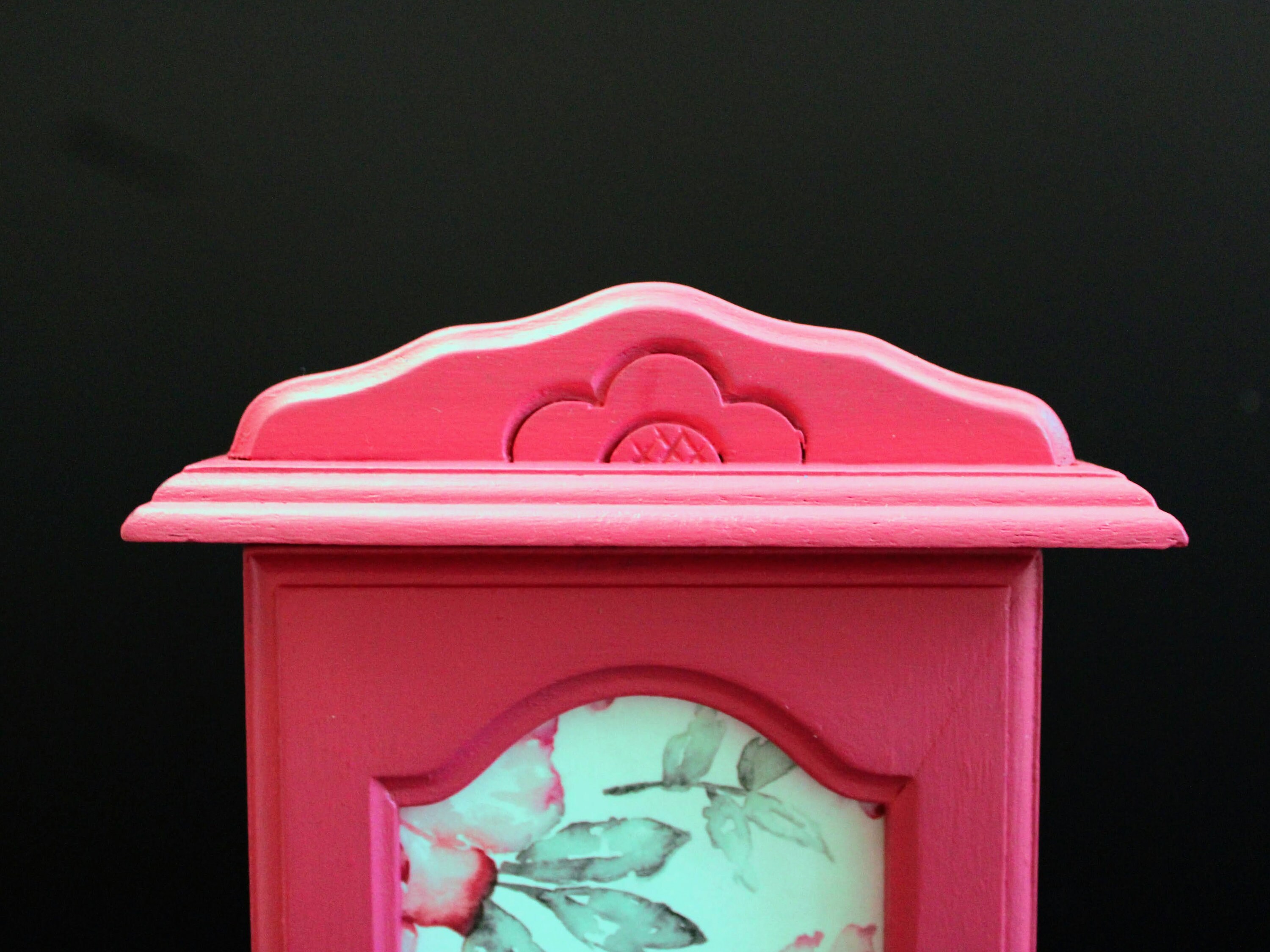 Hot Pink Jewelry Box Floral Jewelry Box Pink Rose Jewelry - Etsy Singapore