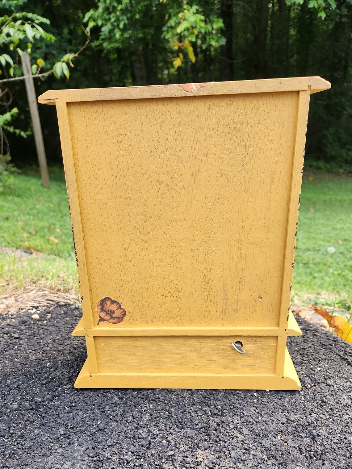 Yellow Jewelry Box, Floral Yellow Jewelry Box, Fall Vibes - Etsy