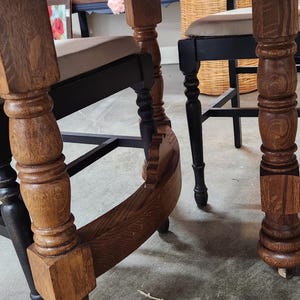 Antique Claw Foot Table, Square Claw Foot Table, Rectangle Shape With ...