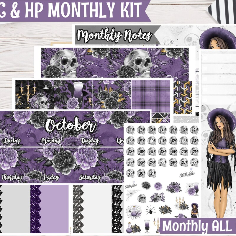 Witch Planner Stickers - Etsy