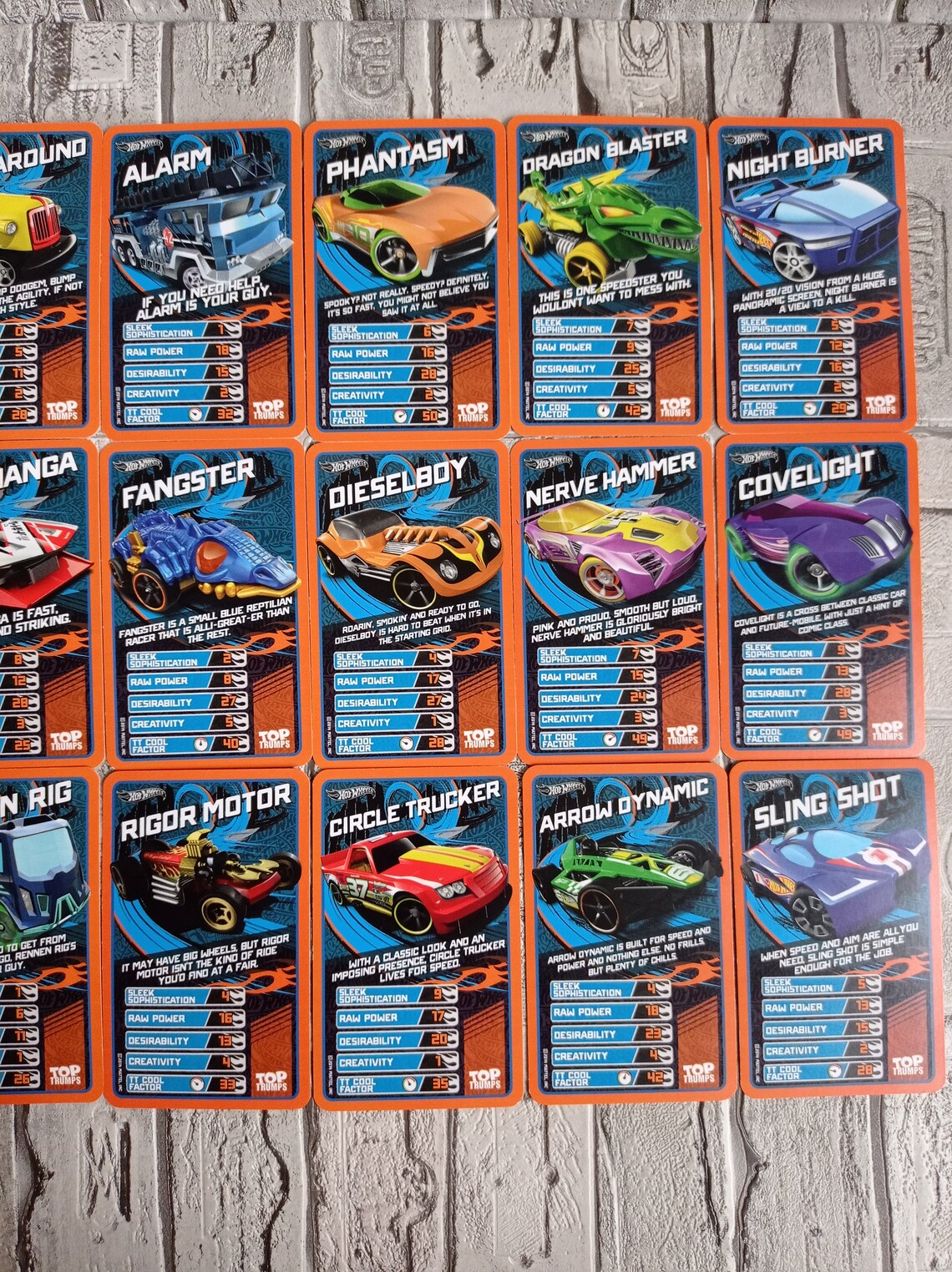 Hot Wheels Card Game Games for Children Top Trumps Card | Etsy