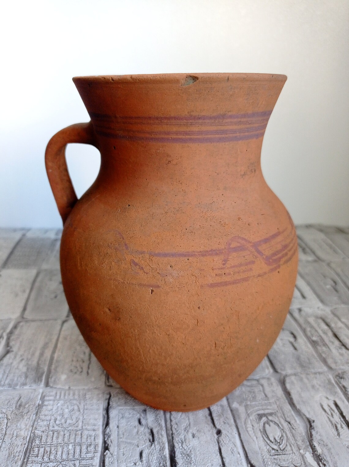Rustic Clay Vase Wabi Sabi Vessel Primitive Clay Pot - Etsy