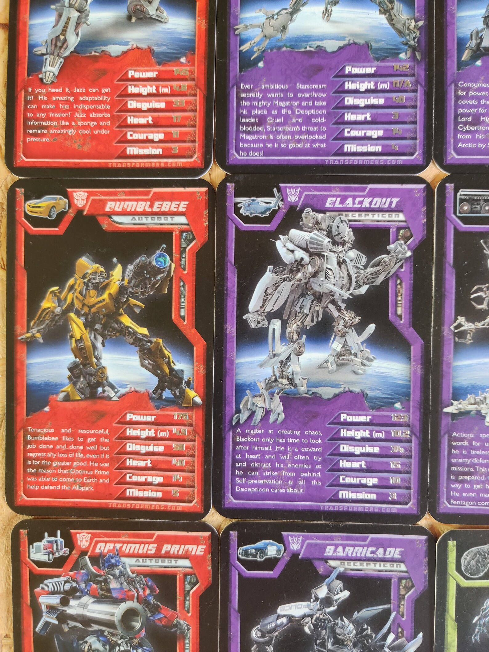 Transformers card game Top Trumps card game Deck of Cards | Etsy