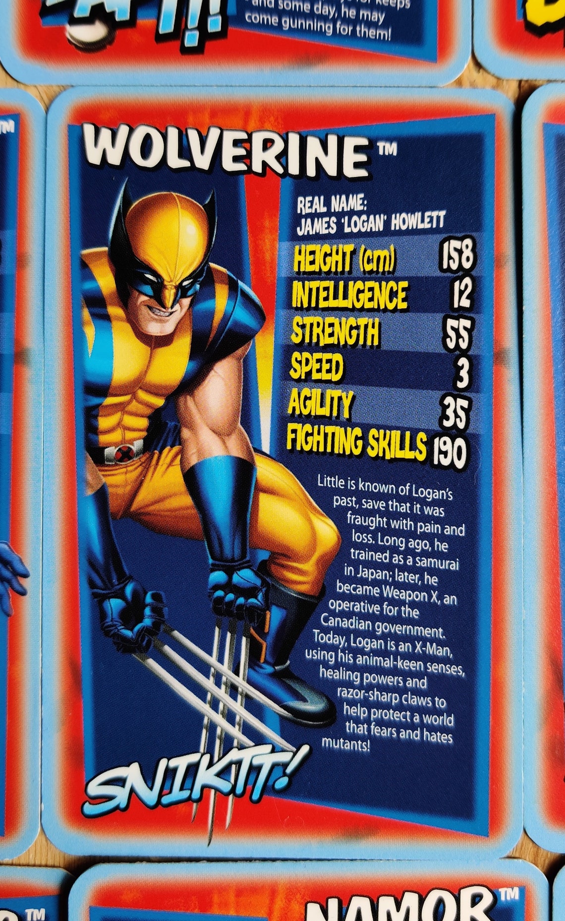 Marvel Superheroes card game Top Trumps card game Deck of | Etsy