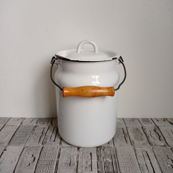 White Enamelware - Etsy