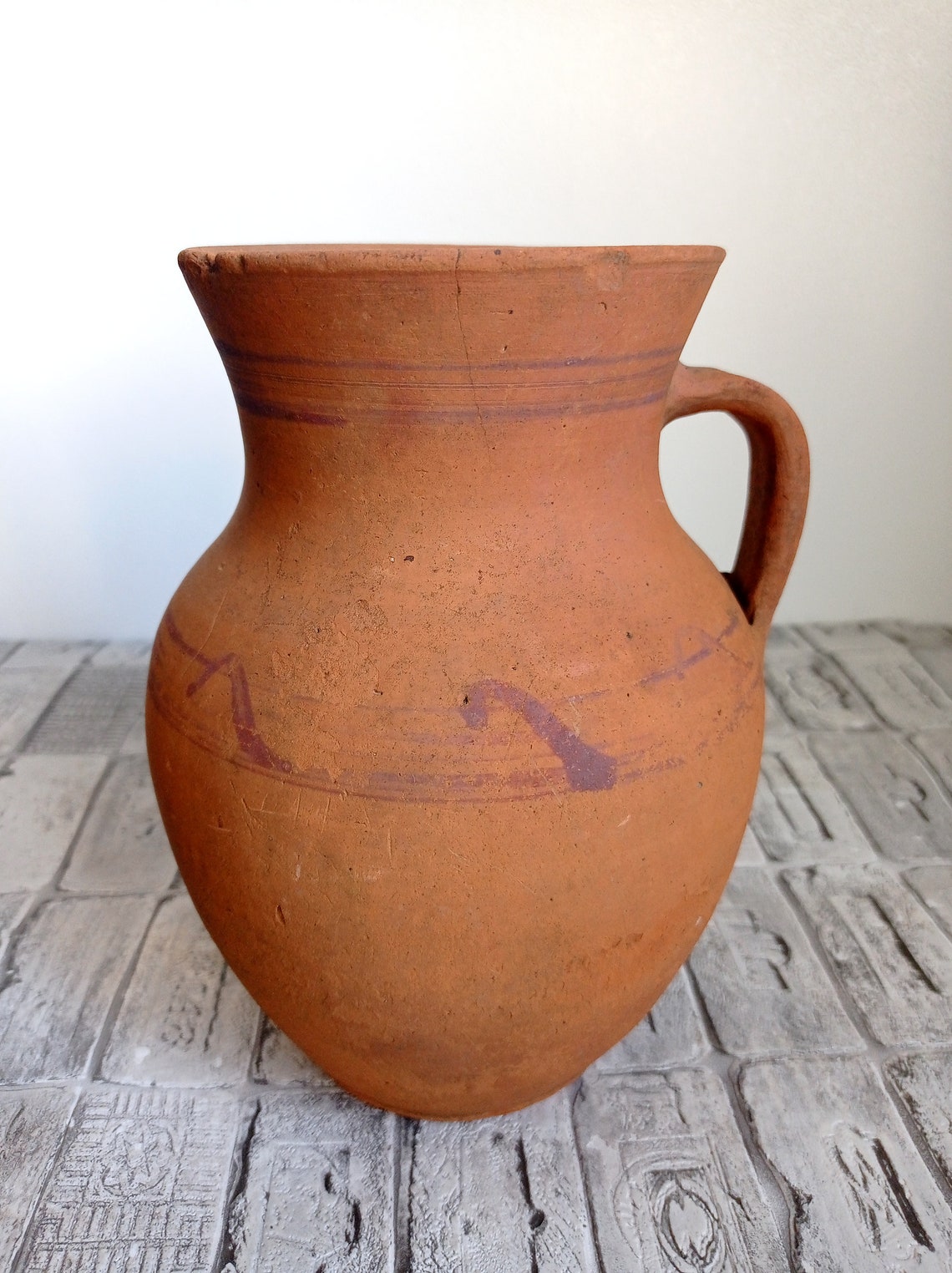 Rustic Clay Vase Wabi Sabi Vessel Primitive Clay Pot - Etsy