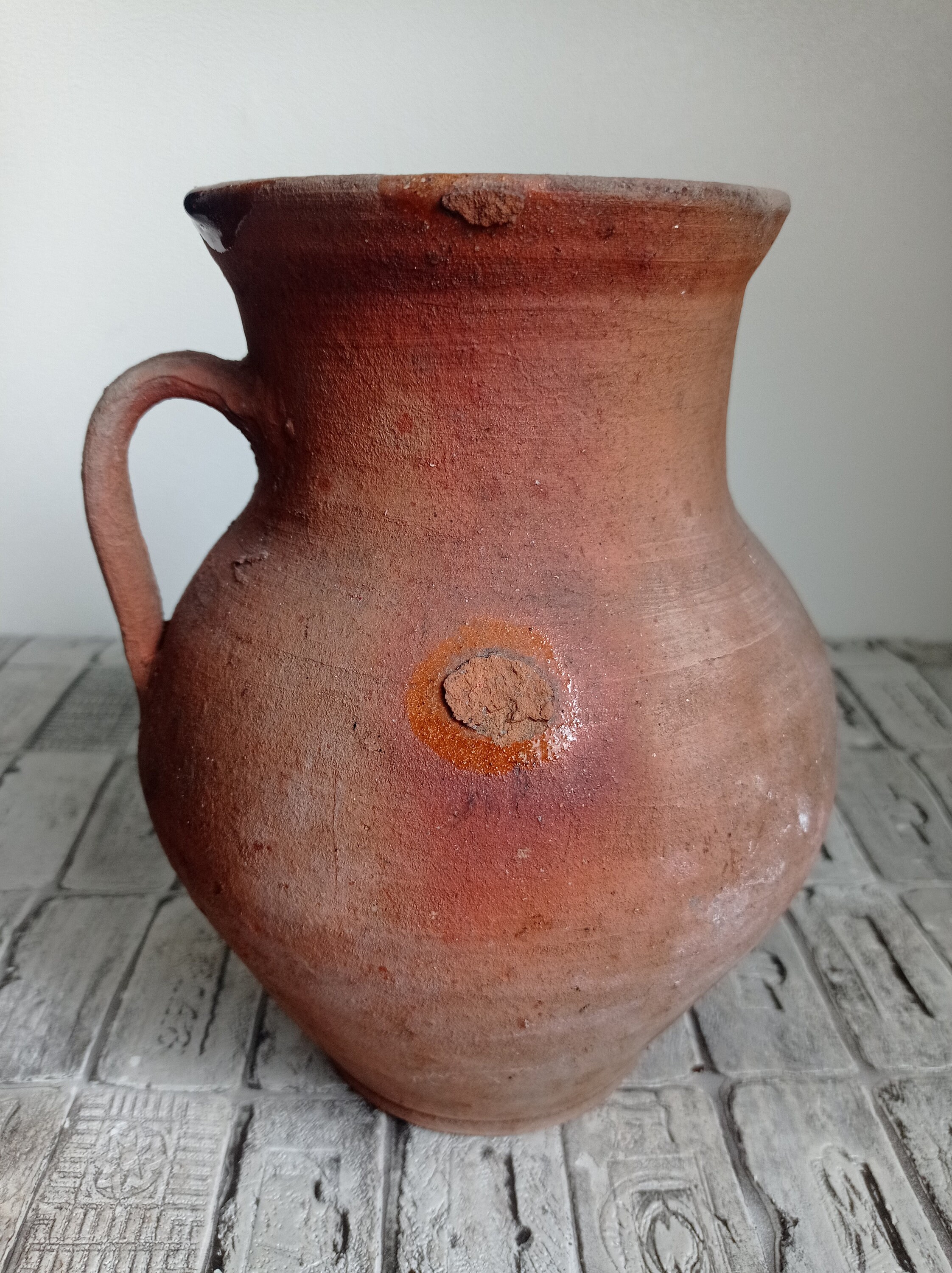 Antique Clay Vase Primitive Clay Pot Vintage Clay Vase - Etsy