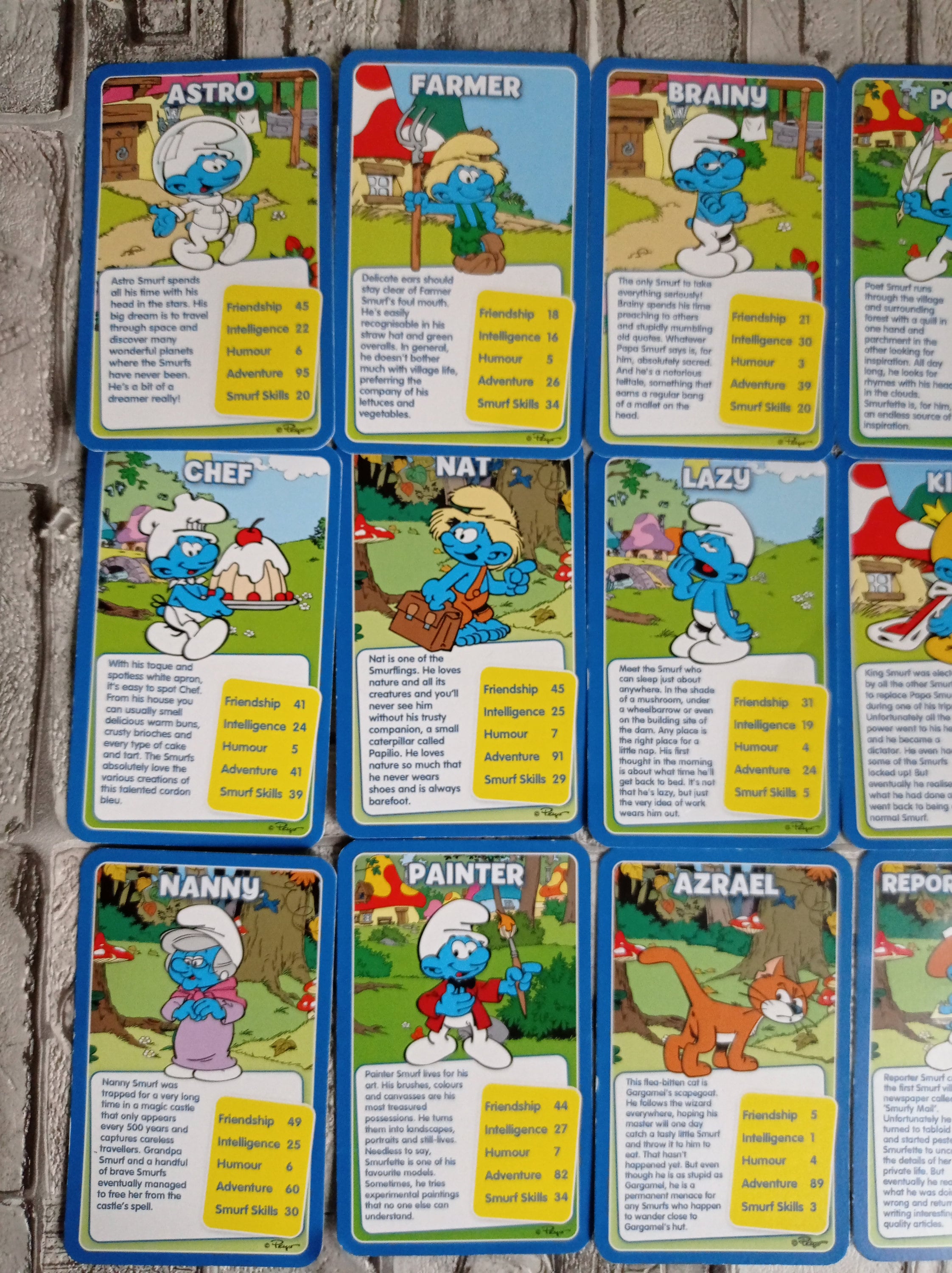The Smurfs Card Game Top Trumps Card Game Games for | Etsy