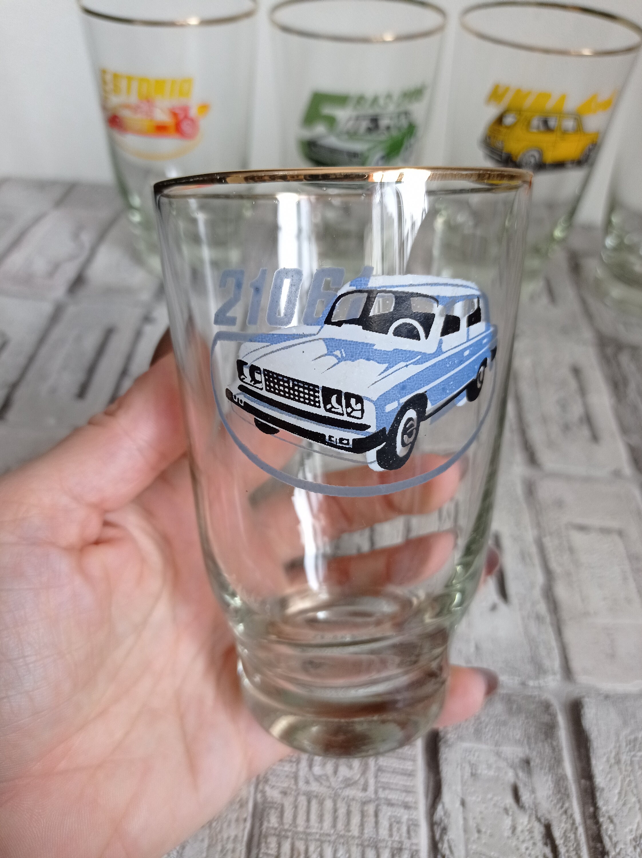 Rare Vintage Drinking Glasses Drinking Glasses With Soviet - Etsy