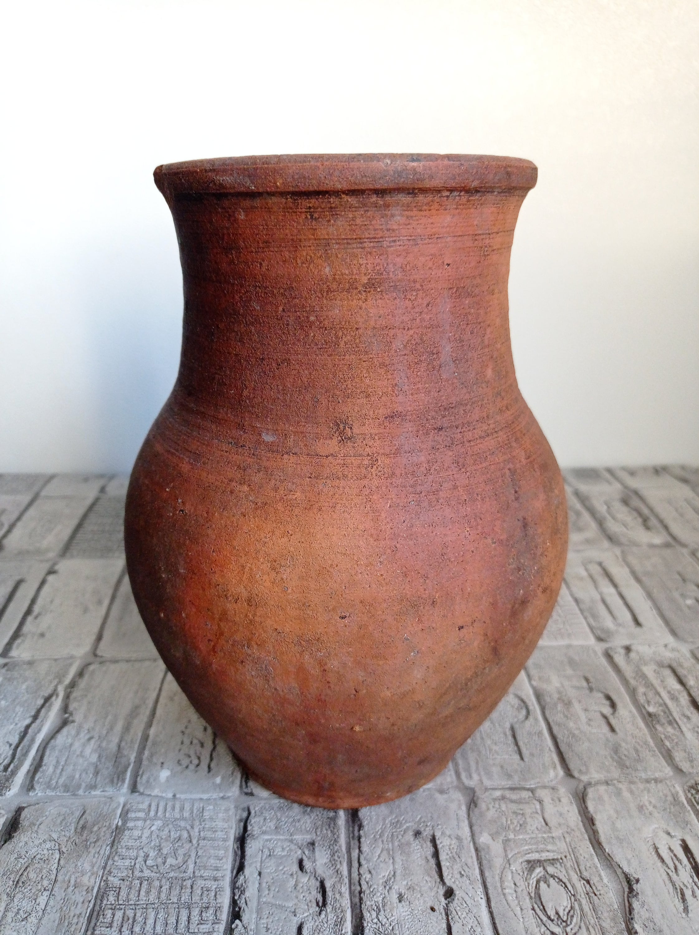 Vasija De Barro Antigua Vasija De Cerámica Jarrón Wabi Sabi Etsy México