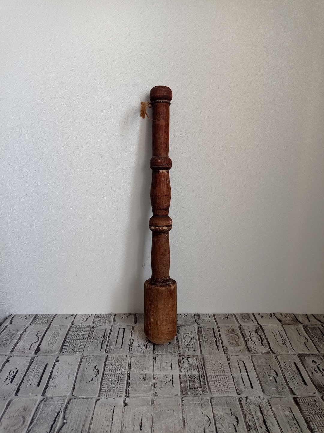 Primitive Large Wooden Pestle, Wooden Stick, Rustic Decor, Old Wooden ...