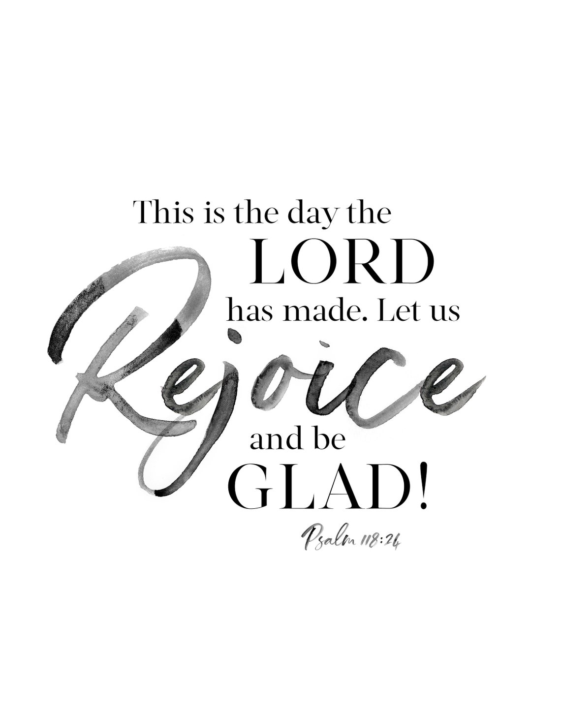 Bible Verse Printable, Psalm 128:4, This is the Day the Lord Has Made ...