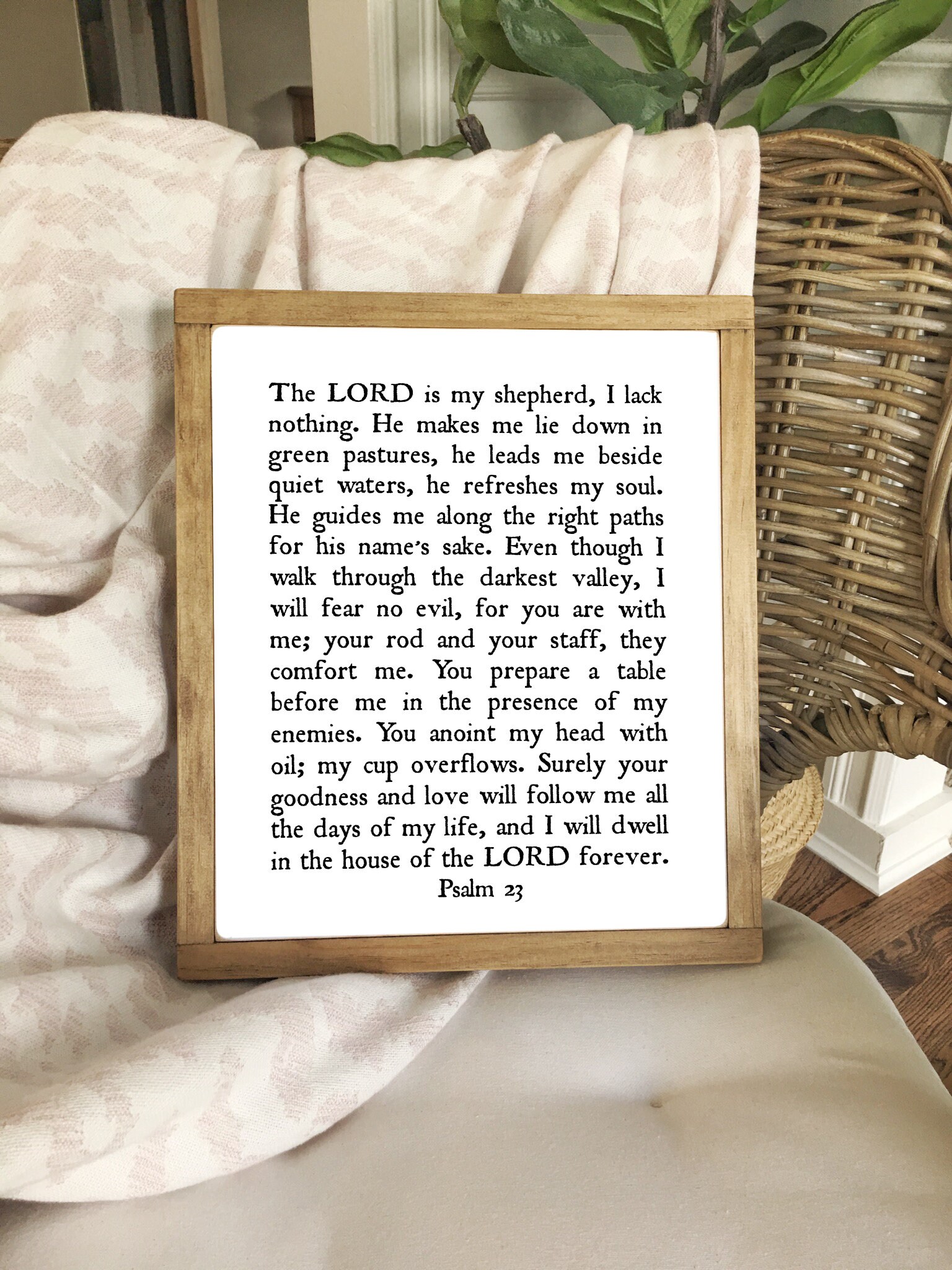Bible Verse Printable, Psalm 23, the Lord is My Shepherd, Bible Verse ...