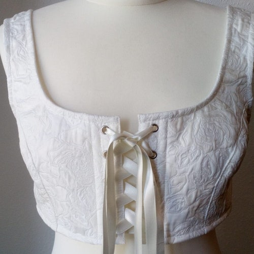 Short Regency Bodice Renaissance Corset Bodice Stays Ren - Etsy