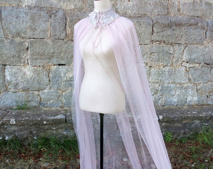 Statement Fairy Cape for Christmas Party, Haute Couture Cloak, Elegant ...