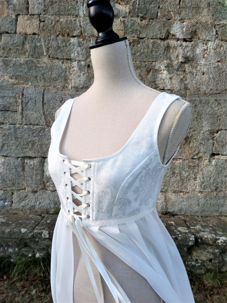 Renaissance Bodice Overdress Regency Corset Dress Medieval - Etsy