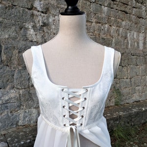 Renaissance Bodice Overdress, Regency Corset Dress, Medieval Wench ...