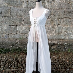 Renaissance Bodice Overdress, Regency Corset Dress, Medieval Wench ...