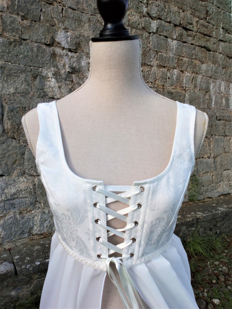 Renaissance Bodice Overdress Regency Corset Dress Medieval - Etsy