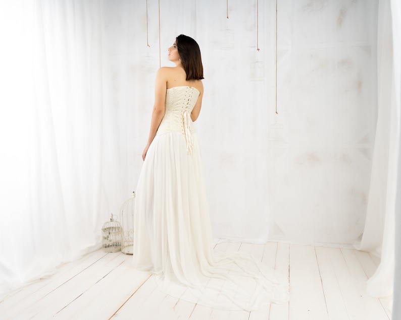 Victorian Gold Wedding Corset for Period Ball Gown Women | Etsy