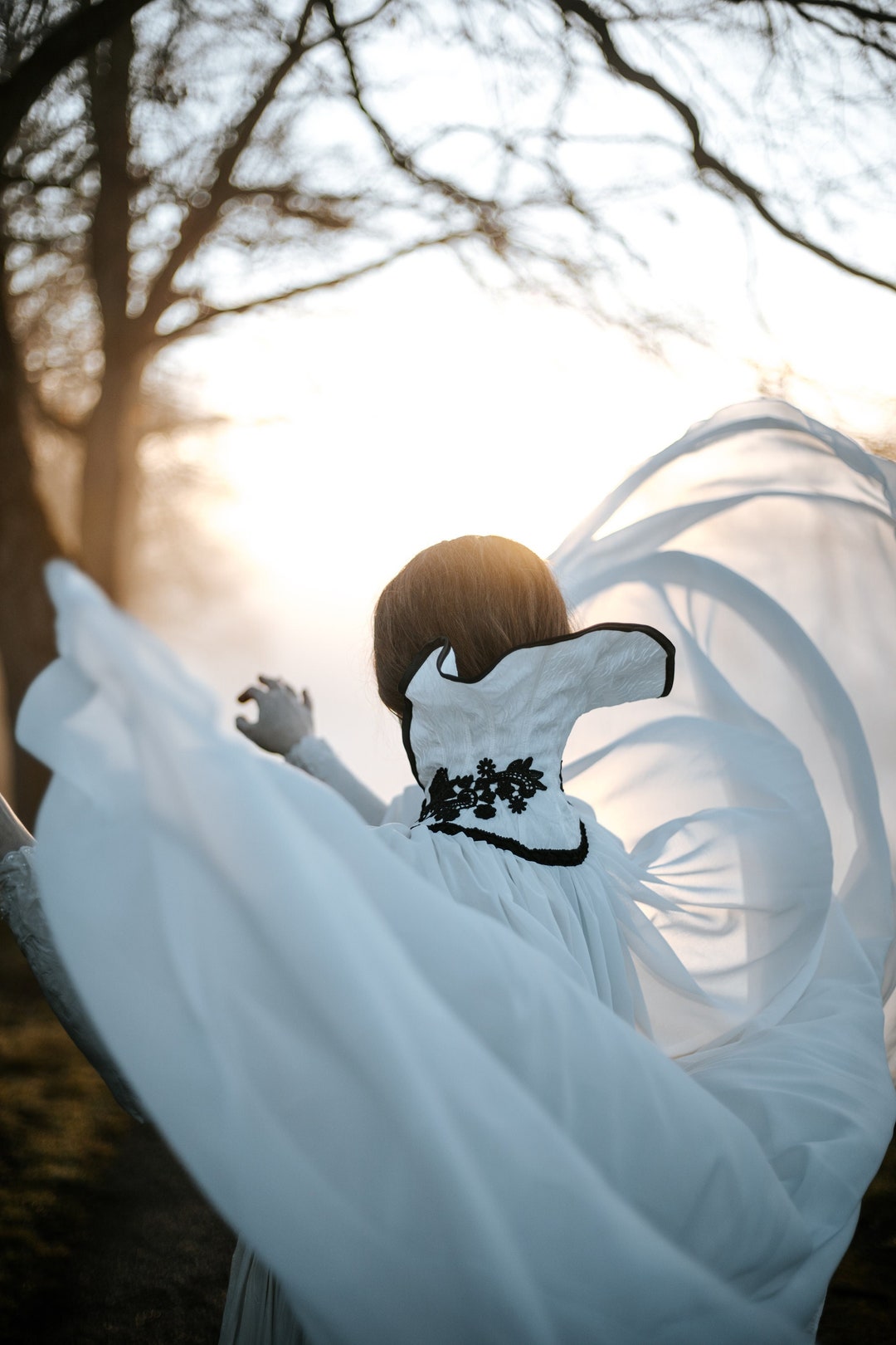 Statement Fantasy Cloak, High Neck Cape for Vampire Masquerade, Gothic ...