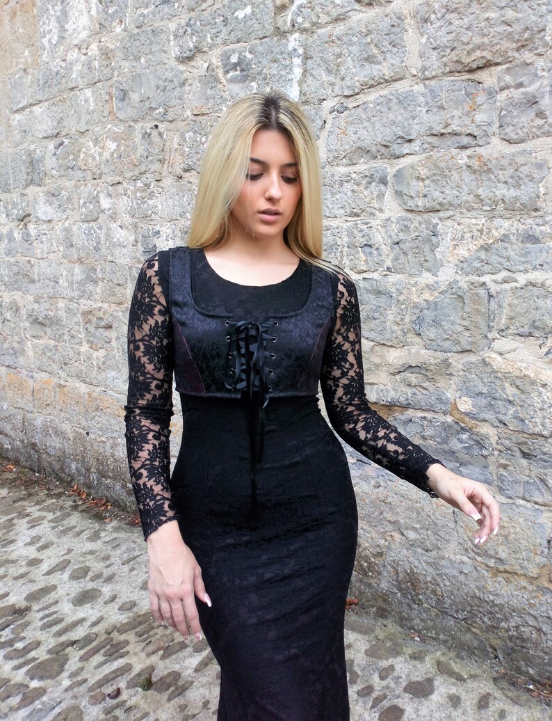 Gothic Corset Vest Pagan Witch Corset Dark Fantasy Larp - Etsy