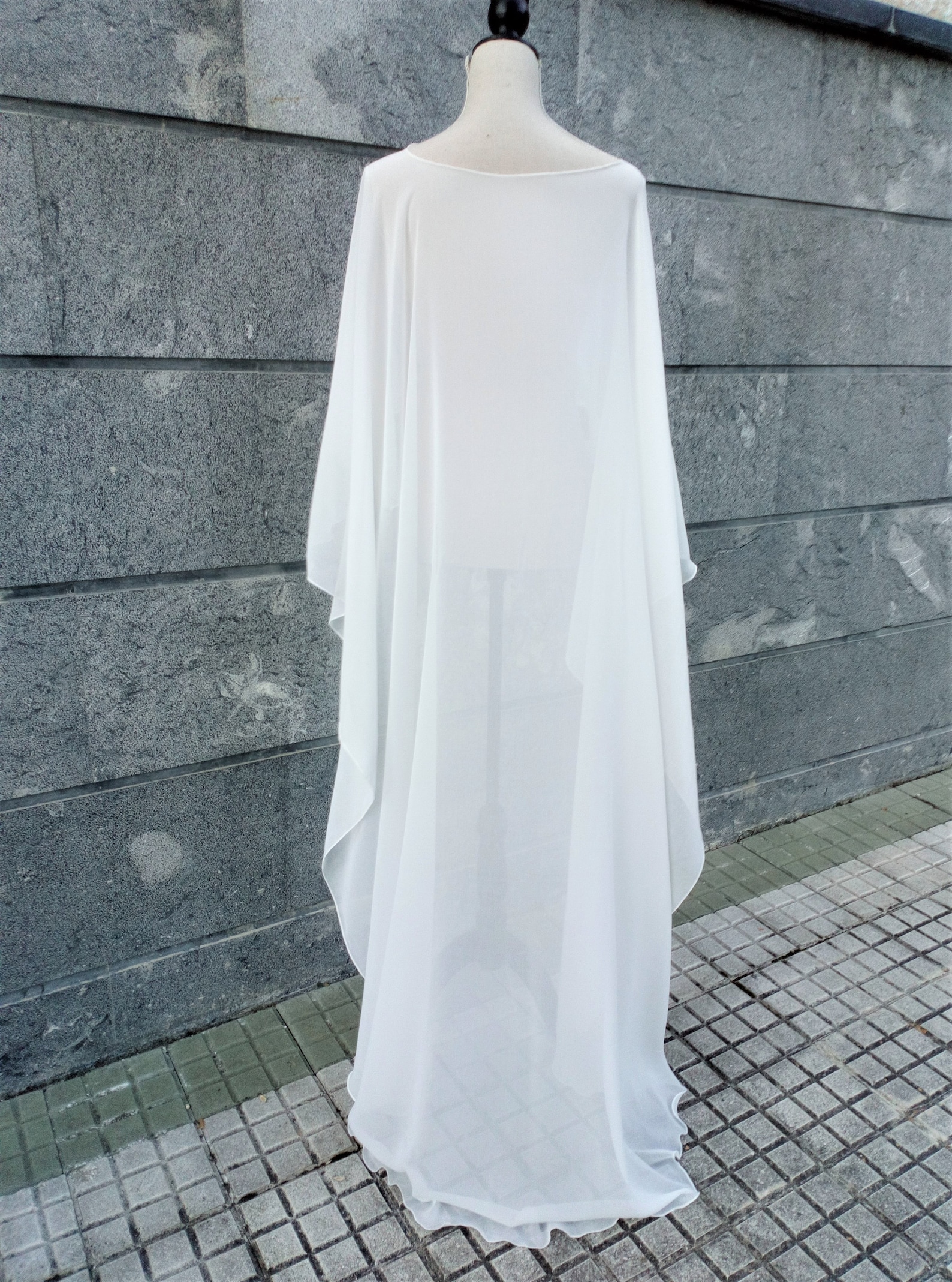 Dramatic High-low Cape for Bride Floor Length Bridal Cover - Etsy