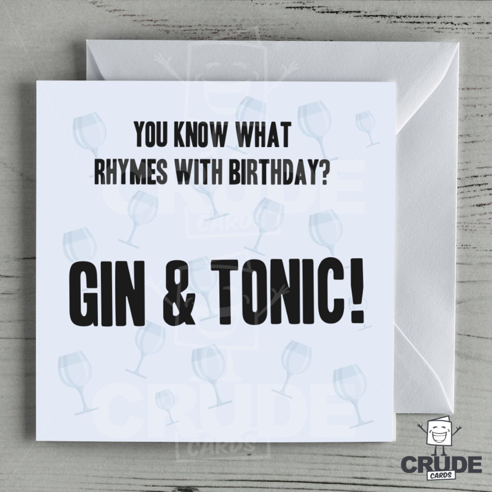 Gin & Tonic Birthday Card Funny Birthday Card Alcohol | Etsy