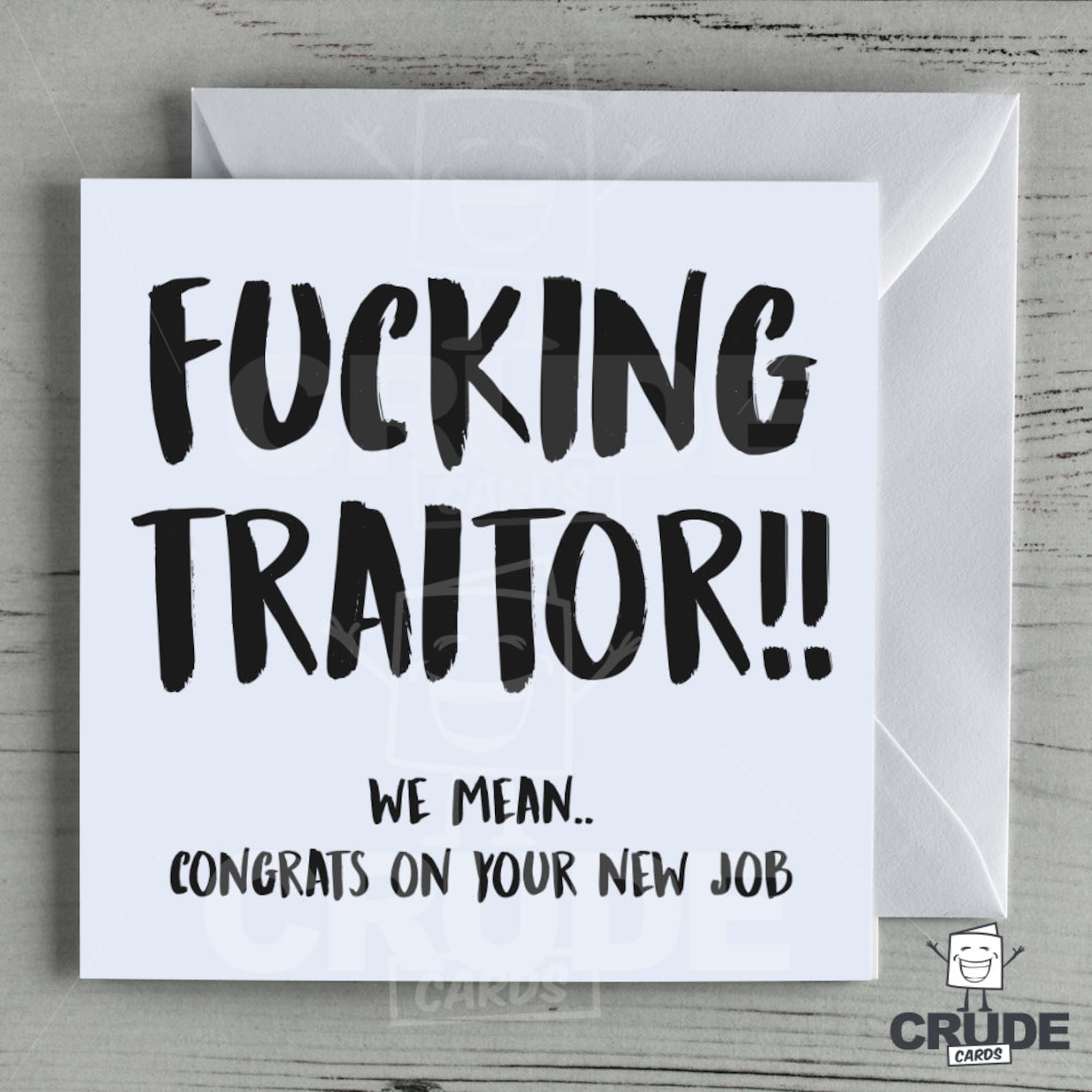 Funny Leaving Card New Job Traitor Good Luck | Etsy
