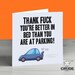 Funny Passed Driving Test Card New Driver Card Well Done - Etsy