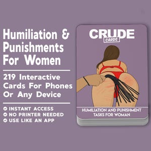 Humiliation & Punishment – Digital BDSM Card Game With 219 Kinky ...