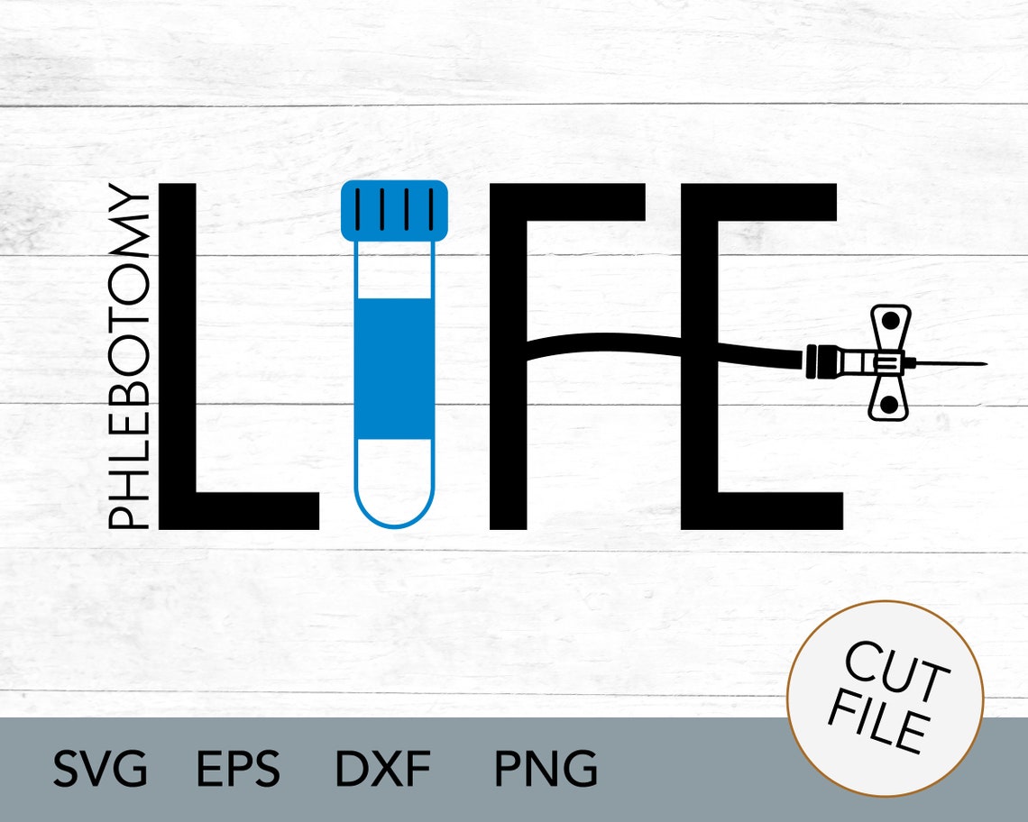 Phlebotomy Life SVG Phlebotomist SVG Rainbows and - Etsy